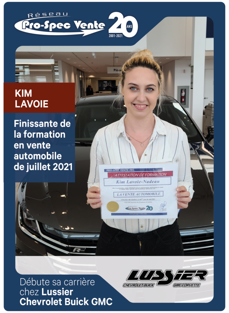 Formation en vente automobile, Lussier Chevrolet - Pro-Spec Vente